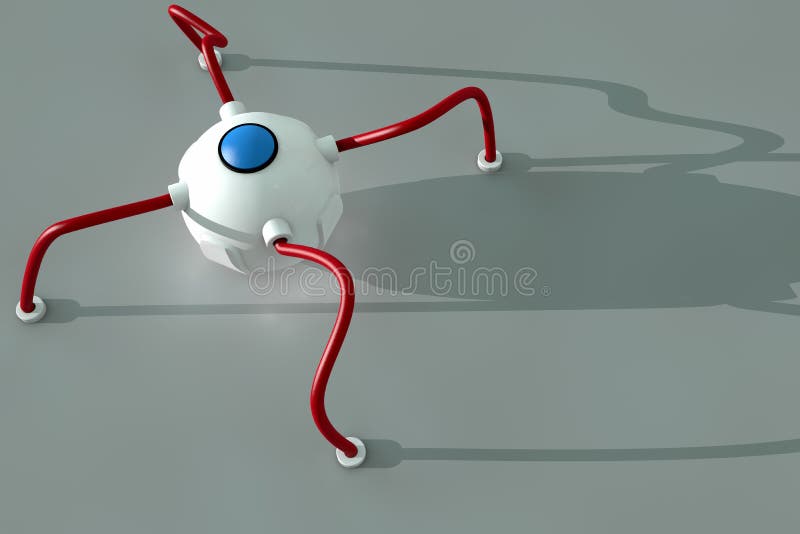 Robot Nani - Tecnologia Alla Nano-scala Illustrazione di Stock ...