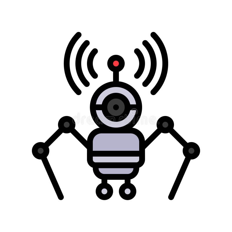 Robot Navigation Vector, Robotics Related Filled Design Icon Stock ...