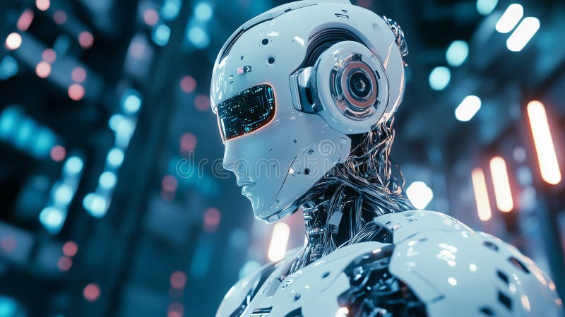 This is a Robot of the Near Future Equipped with AI Technology. AI ...