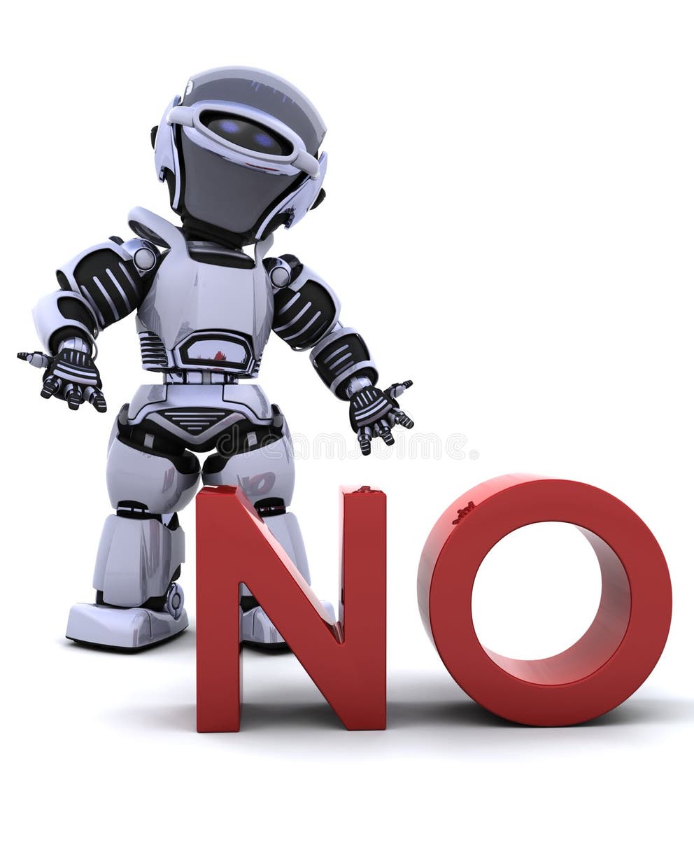 Robot Stop Sign Stock Illustrations – 410 Robot Stop Sign Stock ...
