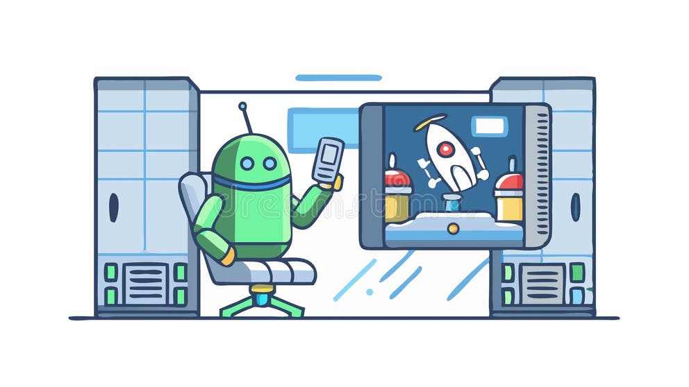 Robot Operating Control Panel, AI Command and Advanced Automation ...