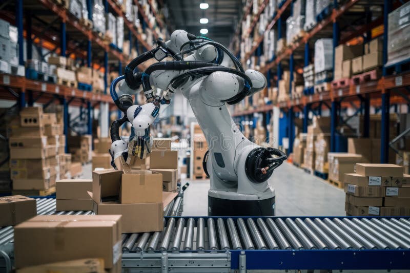 281 Robot Packing Boxes Warehouse Stock Photos - Free & Royalty-Free ...