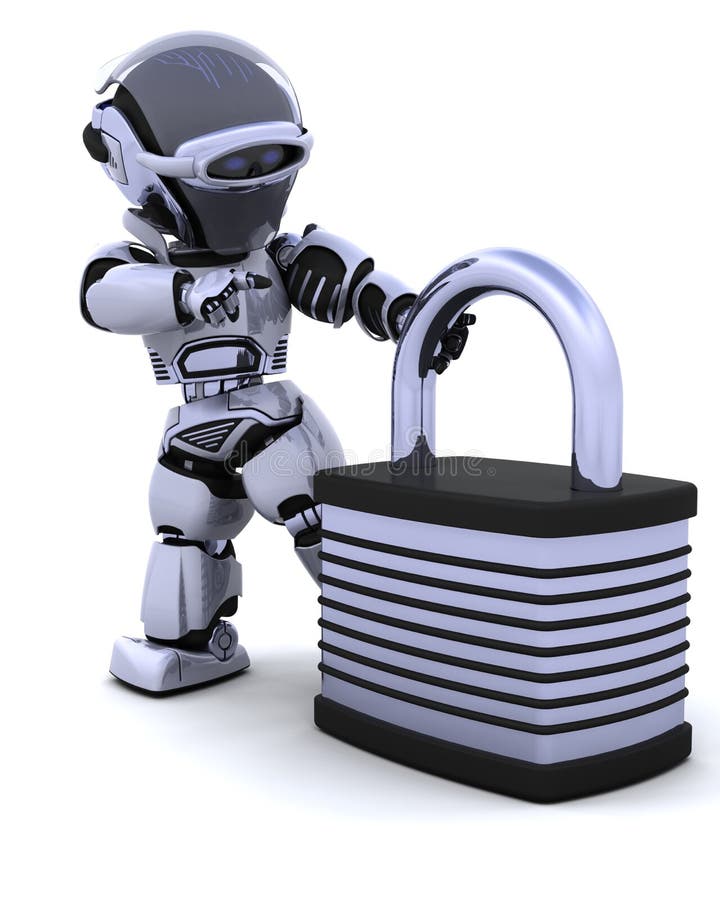 3D security padlock stock illustration. Illustration of safety - 8714054