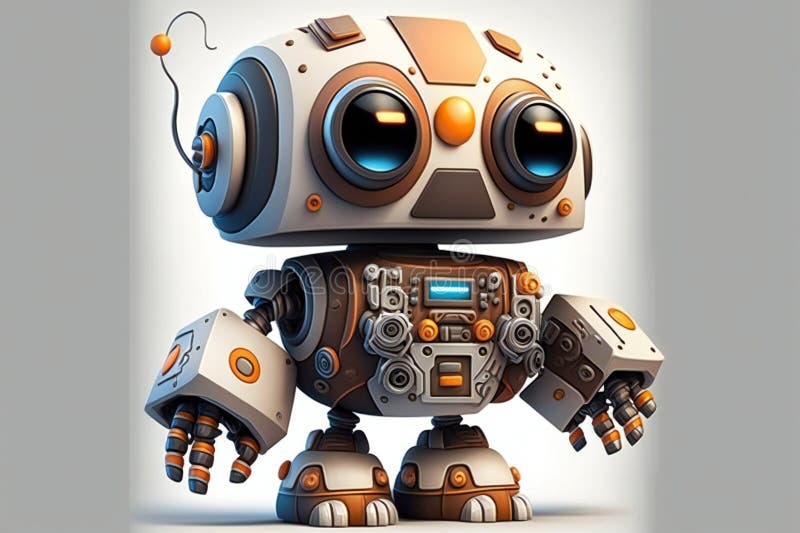 Robot Pet Smart and Modern Concept Stock Illustration - Illustration of ...