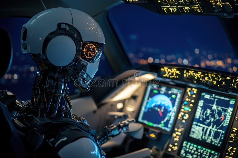 Robot Pilot Controls an Advanced Aircraft Cockpit during Nighttime ...