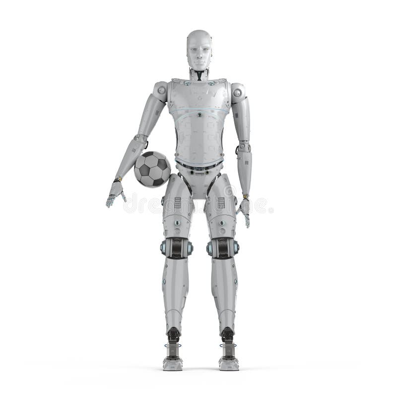 Dog robot play go stock illustration. Illustration of cyborg - 144155369