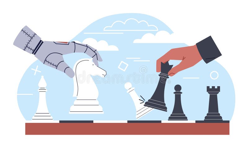 Robot Playing Chess with Human. Competition with Artificial ...