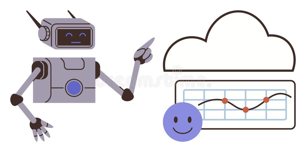 Robot Data Ai Stock Illustrations – 85,594 Robot Data Ai Stock ...
