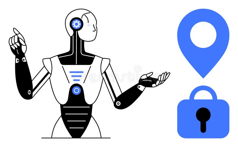 Robot Pointing with Lock and Location Symbols Highlighting Technology ...