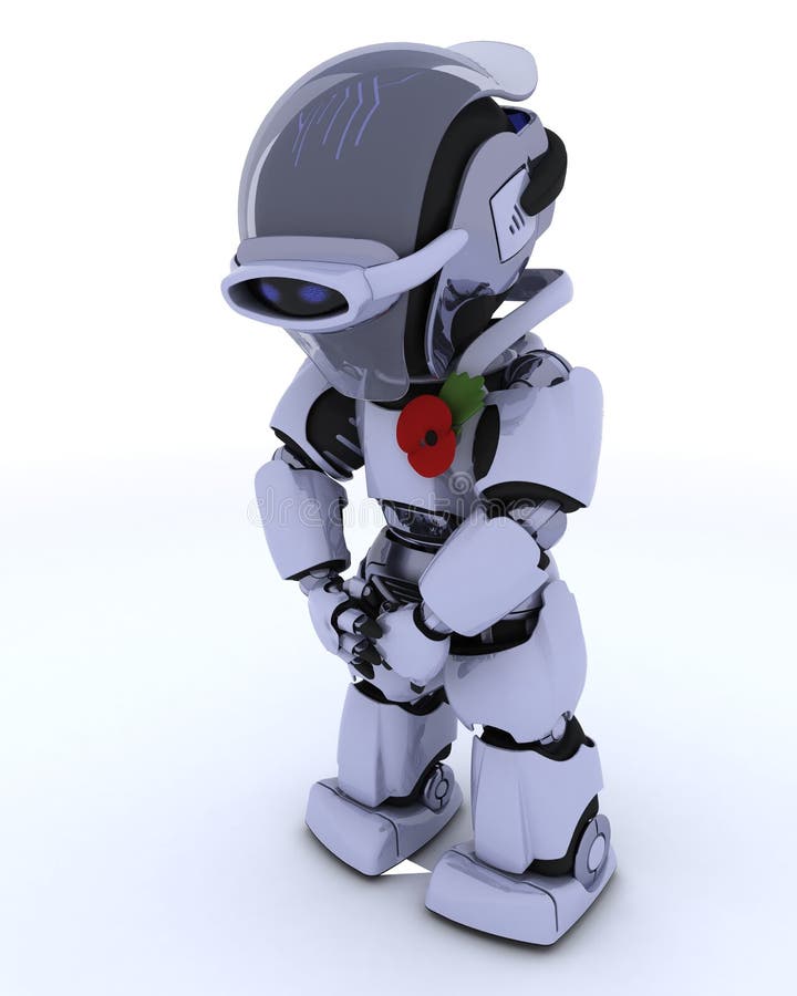 Robot Poppy Rememberance Stock Illustrations – 2 Robot Poppy ...