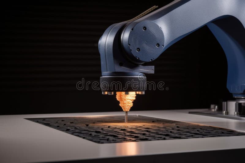 Robot, Printing Small Part Using Selective Laser Sintering Technology ...