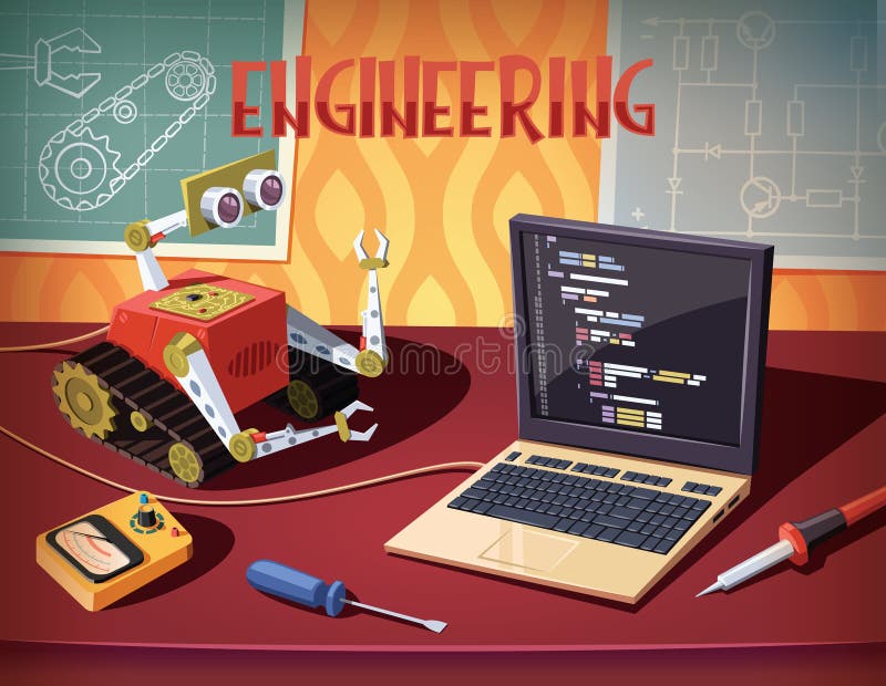 Mechatronics Engineering Stock Illustrations – 302 Mechatronics ...
