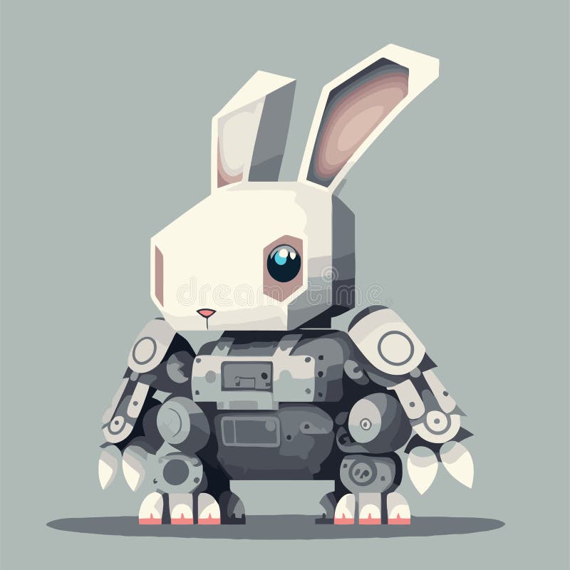 Cute Bunny Cyborg Stock Illustrations – 51 Cute Bunny Cyborg Stock ...