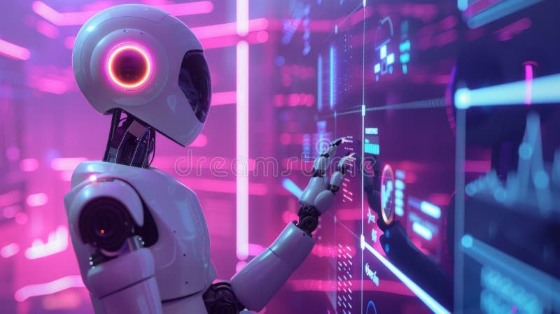 Robot Touching Wall Hand Stock Photos - Free & Royalty-Free Stock ...