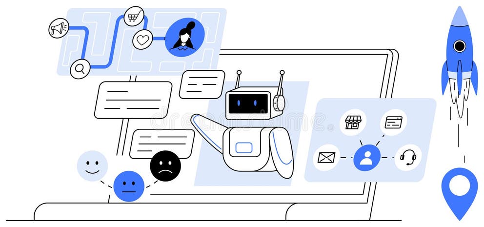 AI Chatbot Assisting Users with Messages, Emotions, and Navigation ...