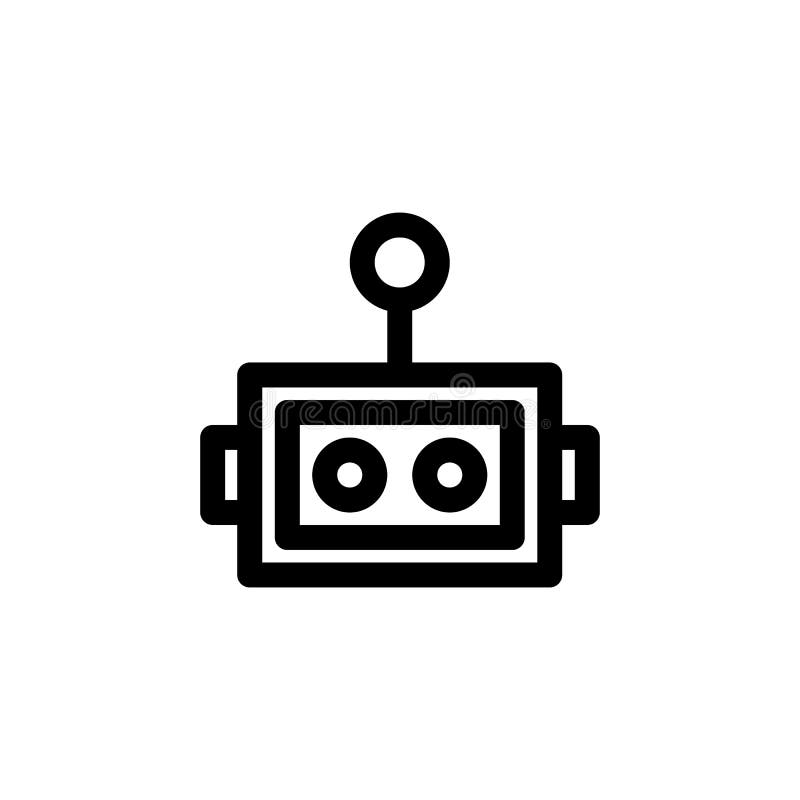 Robot Icon stock vector. Illustration of intelligence - 174498327