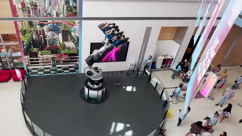 A Robot Roller Coaster at the TELUS Spark Science Centre in Calgary ...