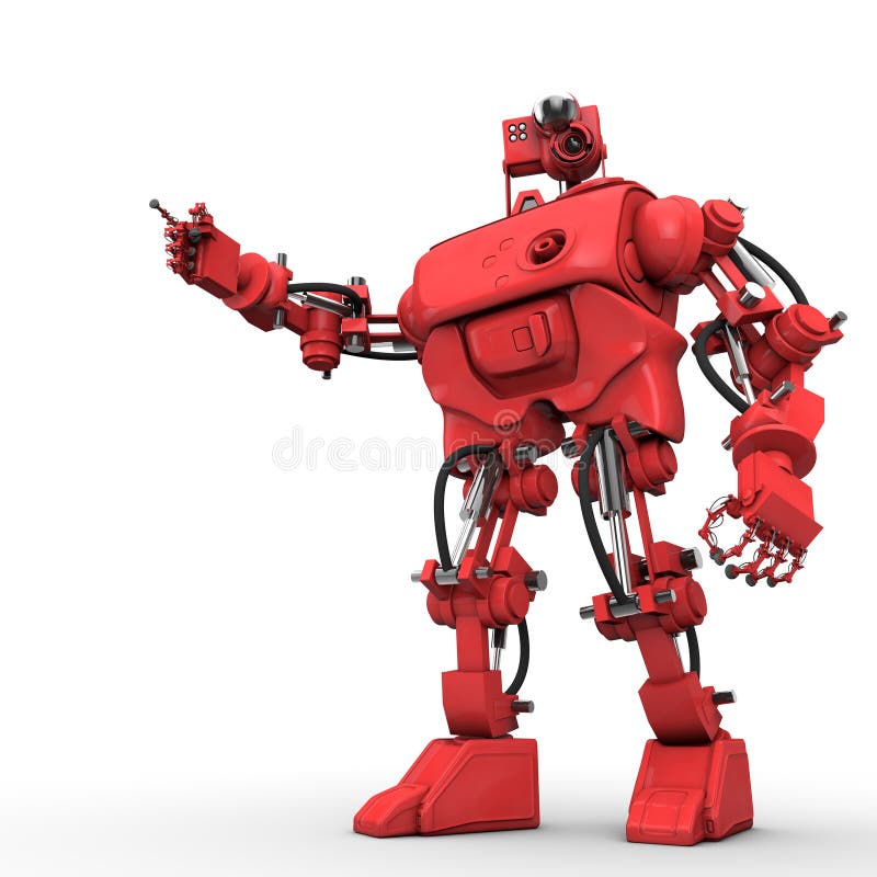 Bataille De Robot, Guerre, Combat, Apocalypse Image stock - Image du ...