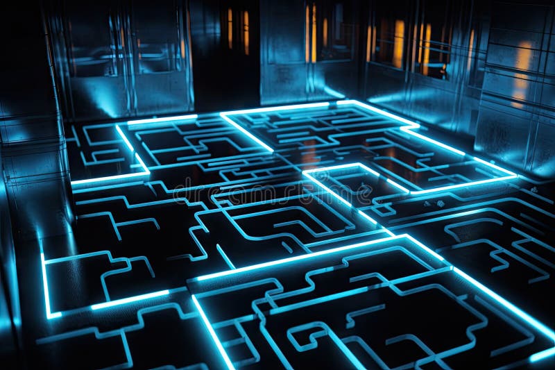 Robot Running Simple Program To Navigate Maze, with Virtual Maze ...