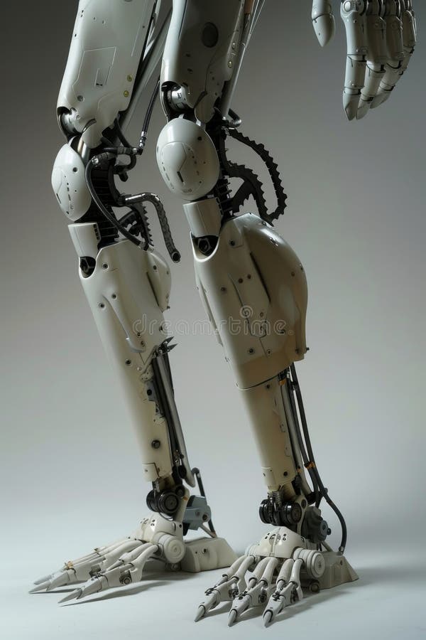 The Robot S Leg. the Concept of Robotics Stock Image - Image of choice ...