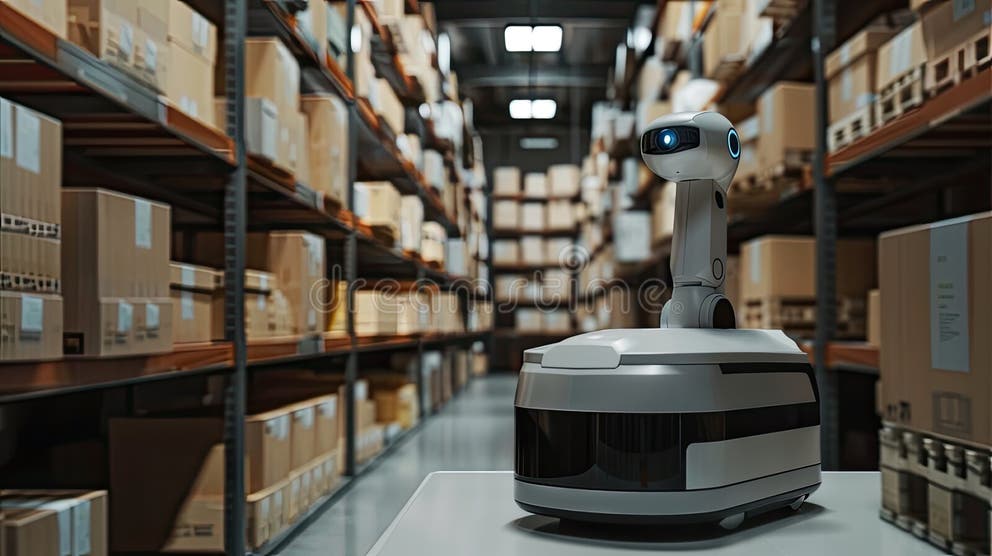 A Robot S Task of Organizing Boxes on a Shelf in a Warehouse Setting ...