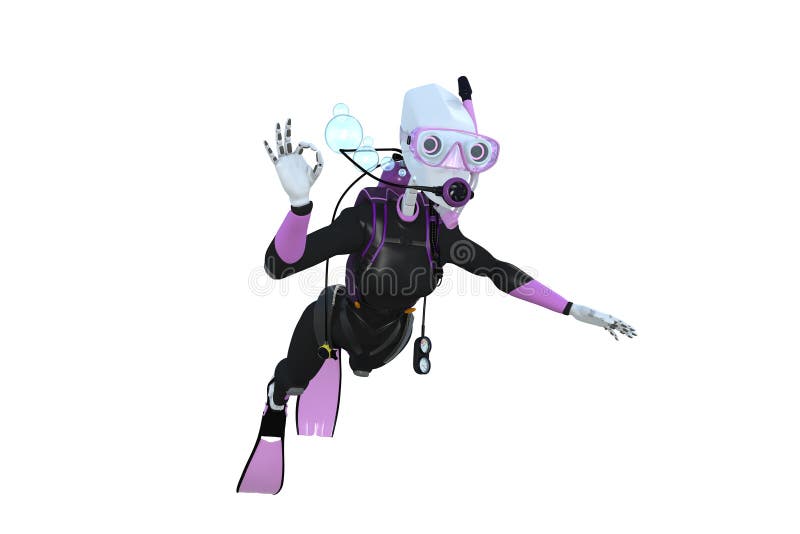 Diving Robot Stock Illustrations – 298 Diving Robot Stock Illustrations ...