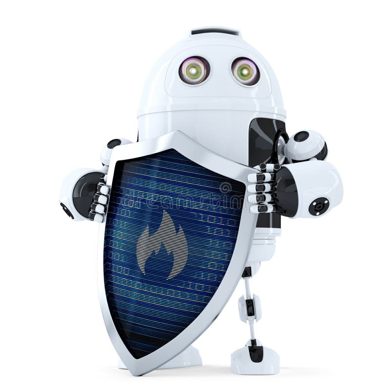 Robot Shield Stock Illustrations – 2,289 Robot Shield Stock ...