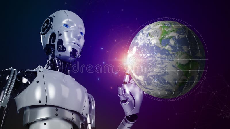 AI Artificial Intelligence, Machine Learning Concept, Digital Chatbot ...