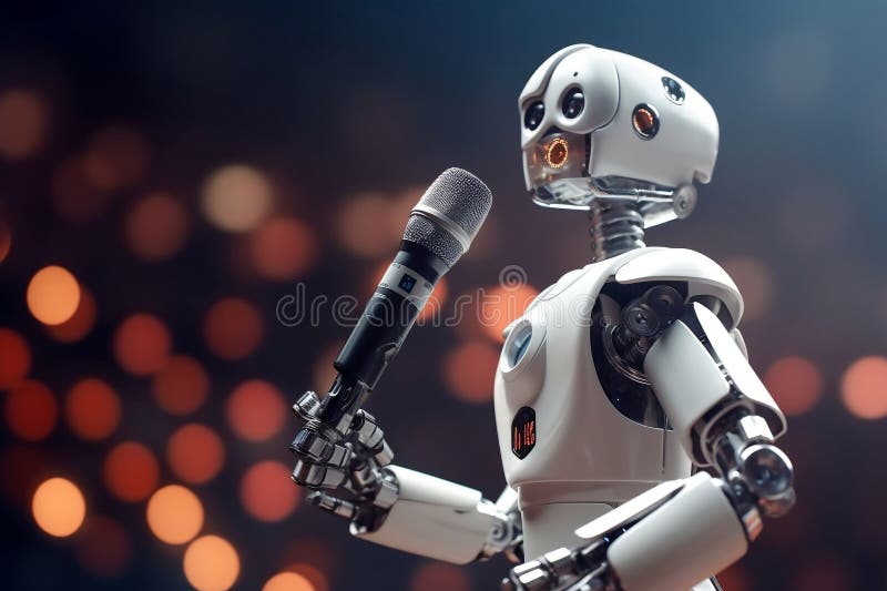 Robot Vocalist Stock Illustrations – 17 Robot Vocalist Stock ...