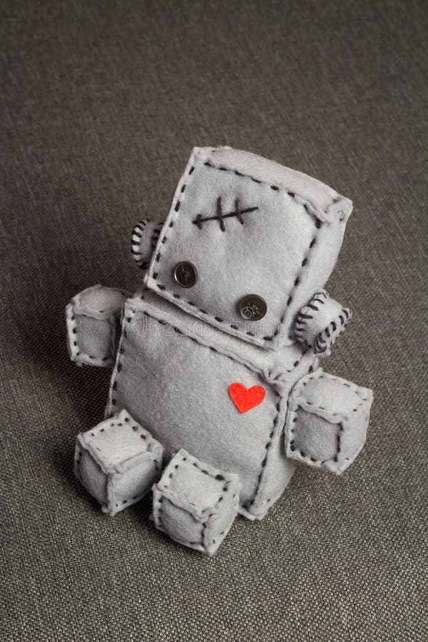 Robot Soft Toy. stock image. Image of gift, futuristic - 66060297