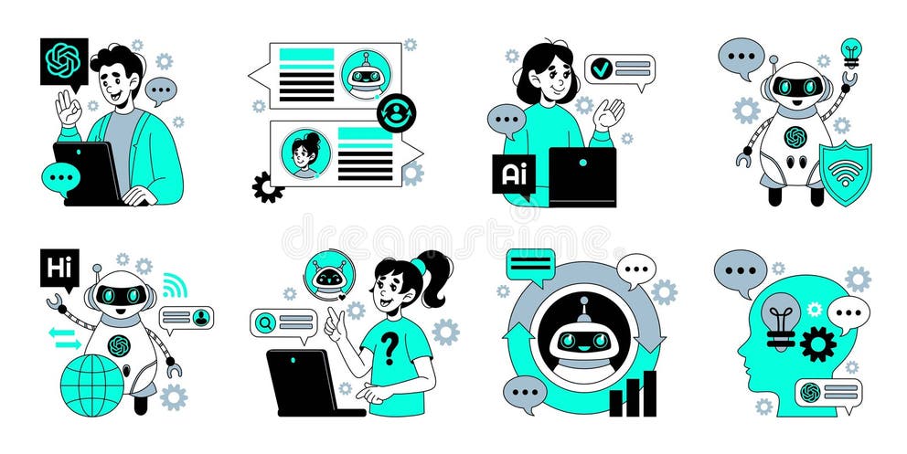 Software Chatbot Stock Illustrations – 5,960 Software Chatbot Stock ...