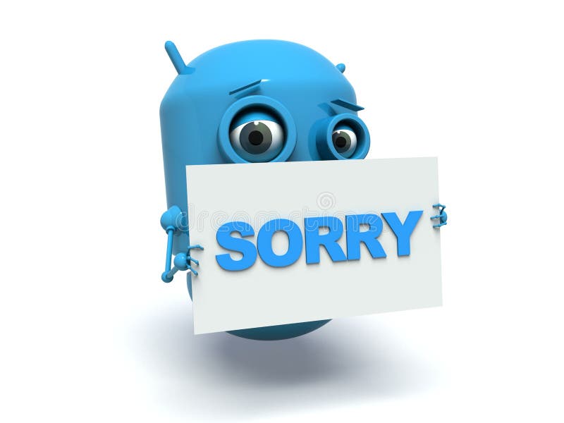 Sorry sign stock illustration. Illustration of emotion - 18772092
