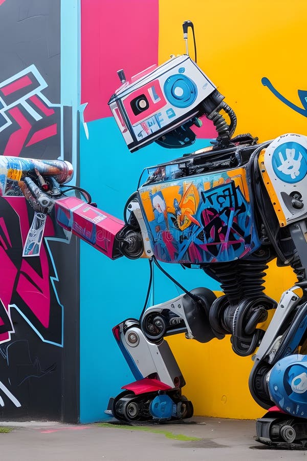 A Robot with a Spray Can: the Story Behind a Stunning Graffiti Work ...