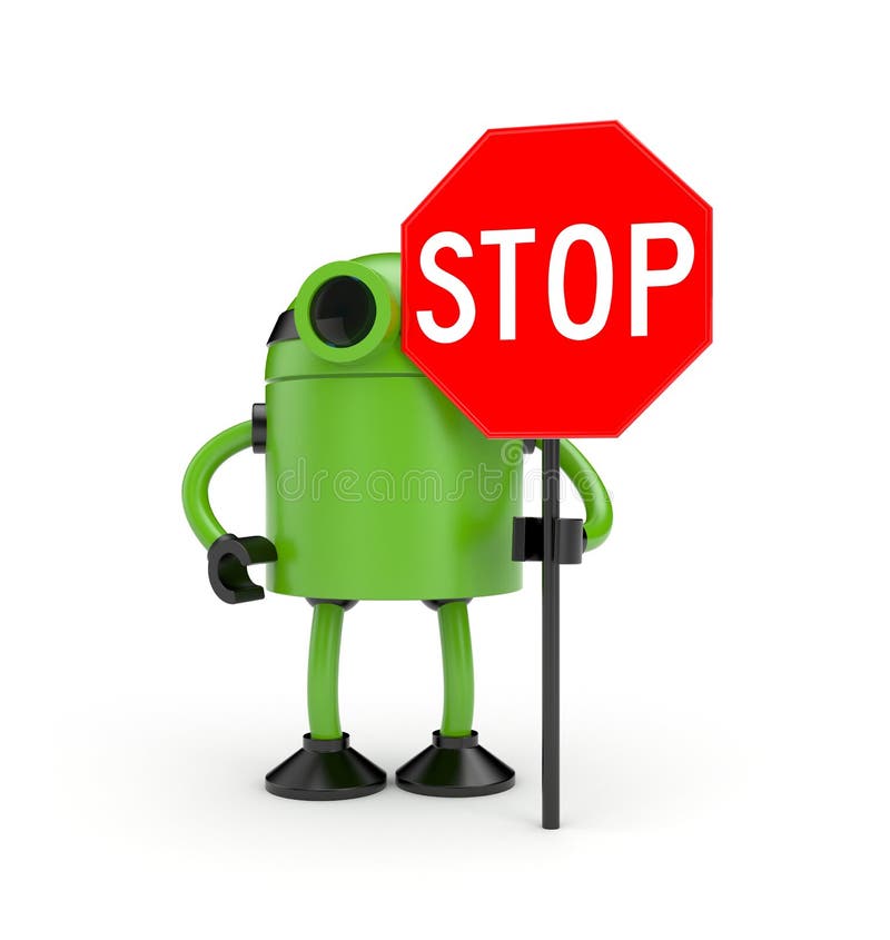 Robot Stop Stock Illustrations – 746 Robot Stop Stock Illustrations ...