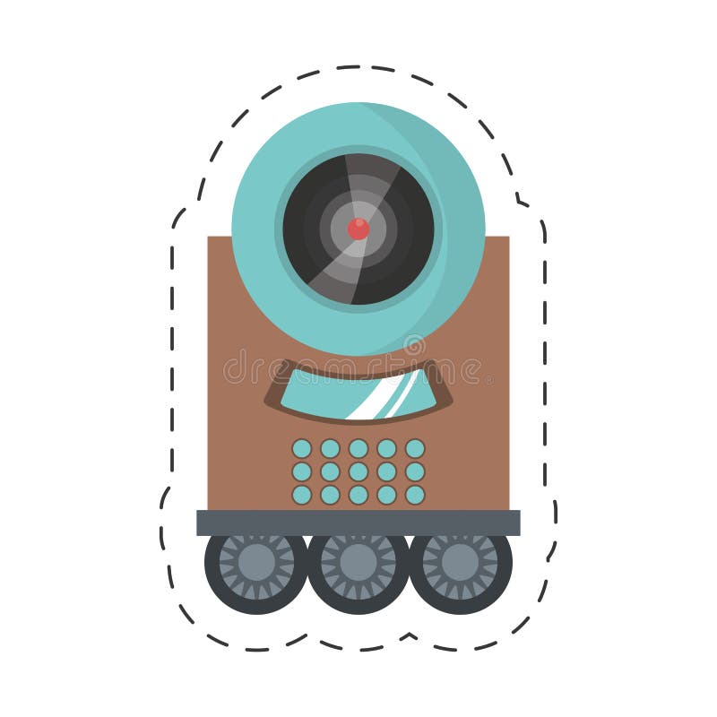 Camera Robot Icon. Machine Design. Vector Graphic Stock Vector ...