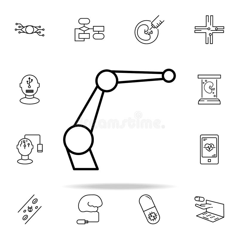 Robot System Icon. New Technologies Icons Universal Set for Web and ...