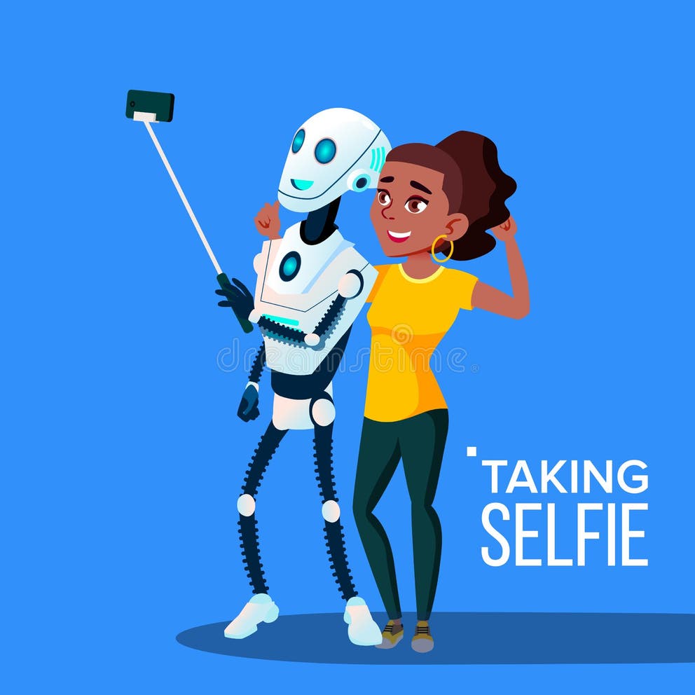 Robot Selfie Stock Illustrations – 240 Robot Selfie Stock Illustrations ...