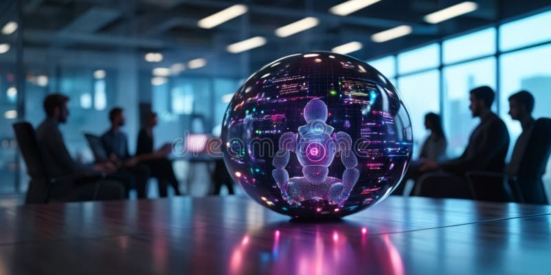 Robot Team Working in the Office instead Human, Future Technology ... Robot Team Working in the Office instead Human, Future Technology ...