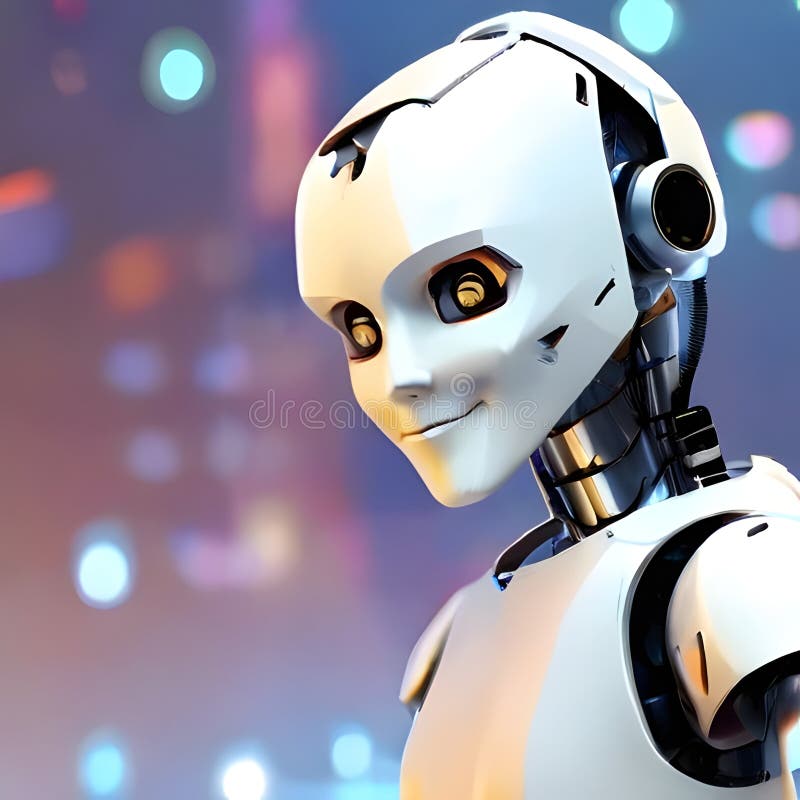 Robots that Can See the World of the Future Stock Image - Image of ...