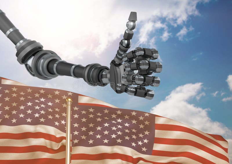 Robot Hand Flag Stock Photos - Free & Royalty-Free Stock Photos from ...