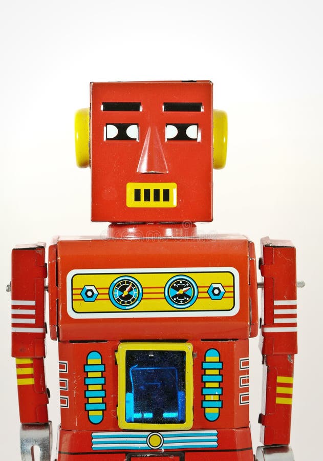Robot toy stock photo. Image of machinery, robot, interact - 14210640