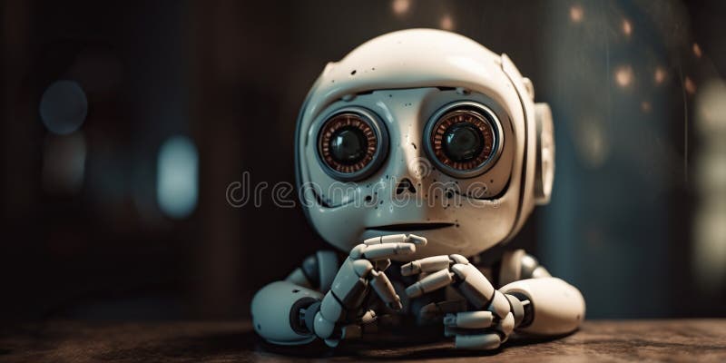 A Robot Trying To Understand Human Emotions, but Struggling To ...