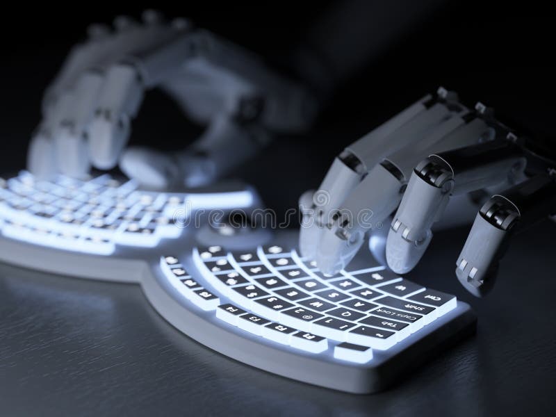 Illuminated PDA Keyboard stock photo. Image of emails - 1225684