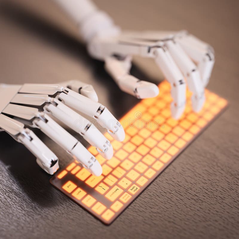 669 Robot Computer Typing Stock Photos - Free & Royalty-Free Stock ...