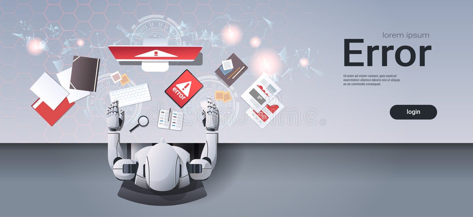 Error Exclamation Mark Computer Icon Stock Vector - Illustration of note, failure: 79063783