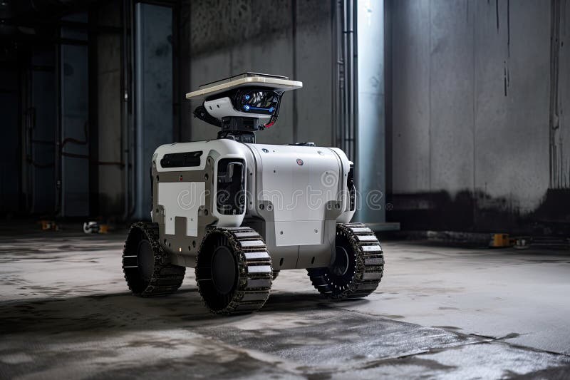 Robot Using Its Advanced Safety Features To Avoid Obstacles and ...