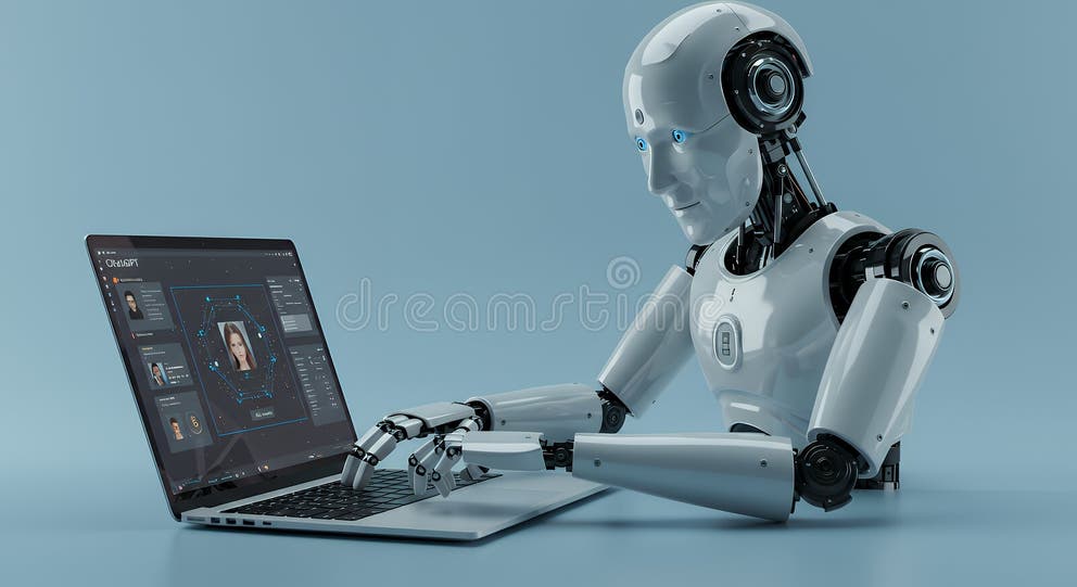 Robot Using Laptop for Face Recognition and Artificial Intelligence ...