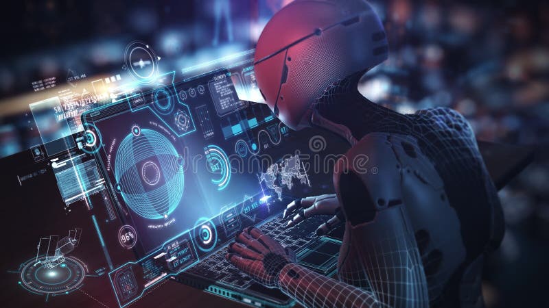 Robot Using Laptop with Futuristic User Interface and Data Analysis ...