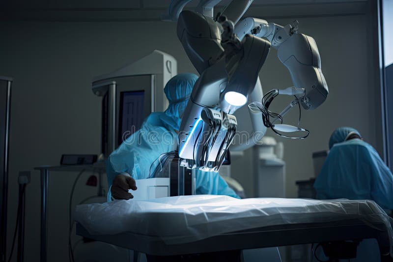 Robot Utilizing Cutting-edge Surgical Techniques To Perform Minimally ...