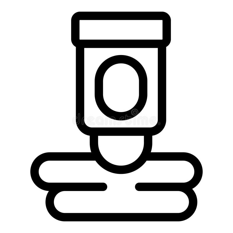 Robot Vacuum Cleaner Cleaning Dust Icon Outline Vector Stock ...